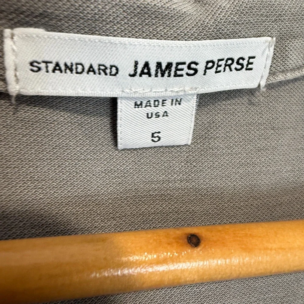 James Perse | Shirts | James Perse Polo Shirt Mens 2xl 5 Knit Button ...